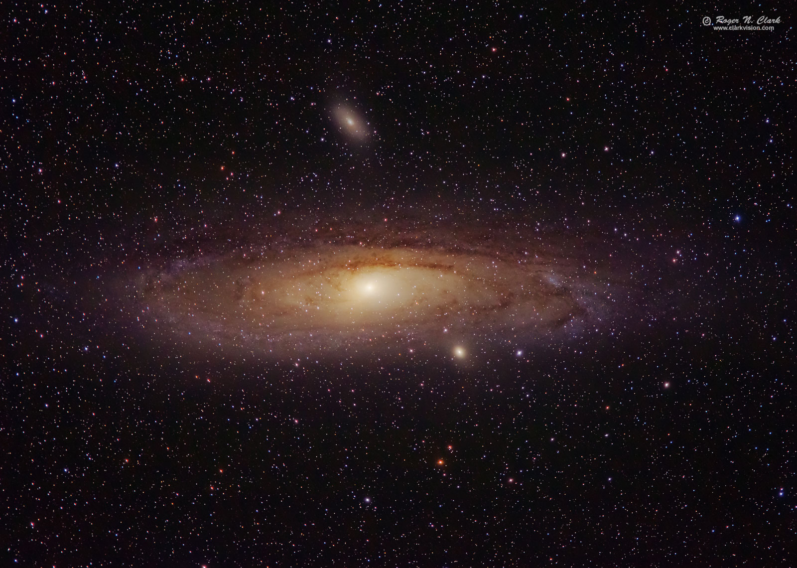 ClarkVision Photograph - The Andromeda galaxy, Messier 31